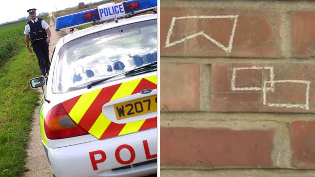 Da Pinci Code: Police expose secret chalk marks used by thieves to ...