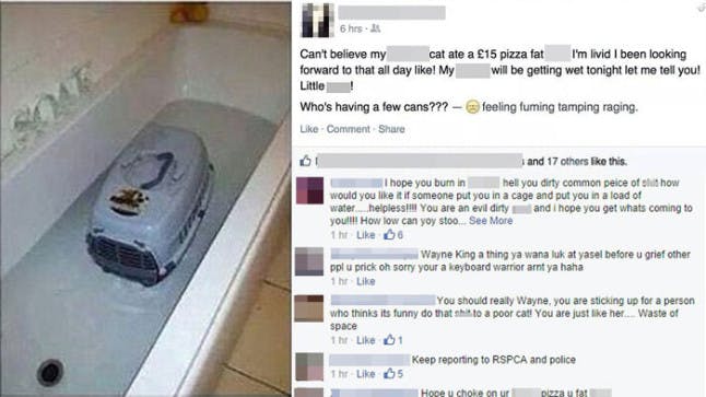 Outrage as woman shares cat drowning picture on Facebook – because it ...