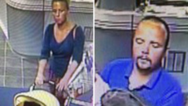 CCTV footage shows couple using young child to steal £700 pram | Closer