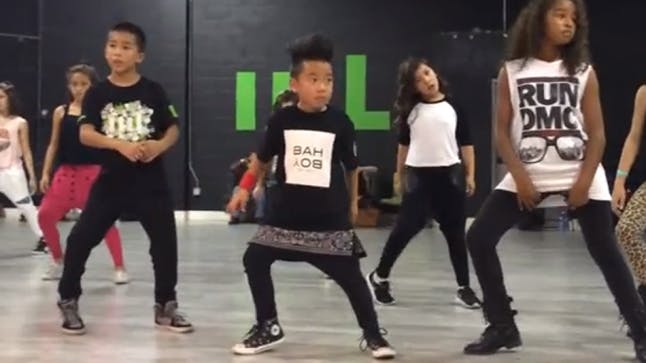Eight-year-old child shows off insane dancing skills | Closer