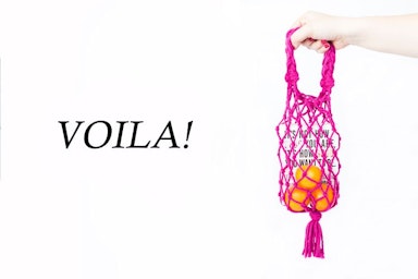 How To: DIY A Mini Net Bag