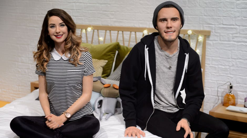 YouTube stars Zoella and Alfie Deyes get their own WAXWORKS at Madame ...