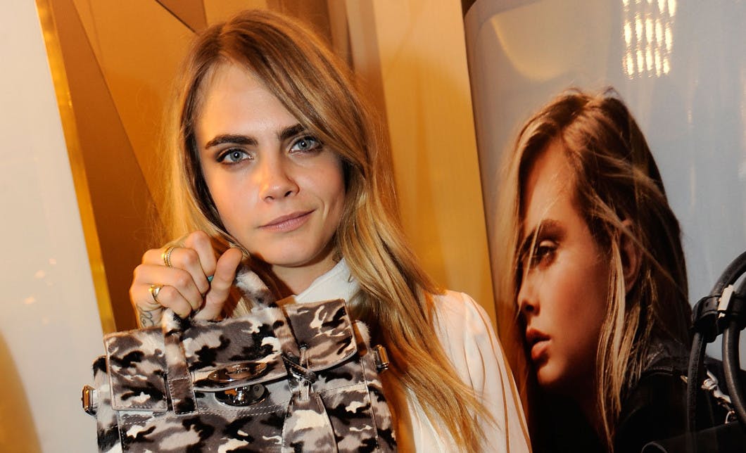 Cara delevingne mulberry party | Grazia