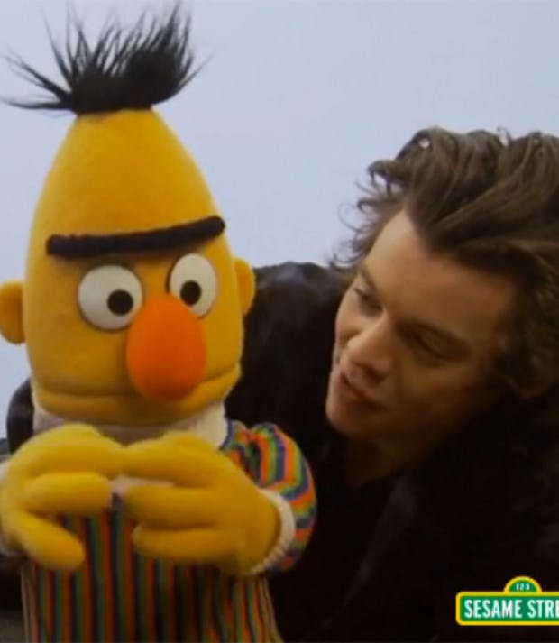 One Direction’s Liam Payne and Harry Styles sing the alphabet on Sesame ...