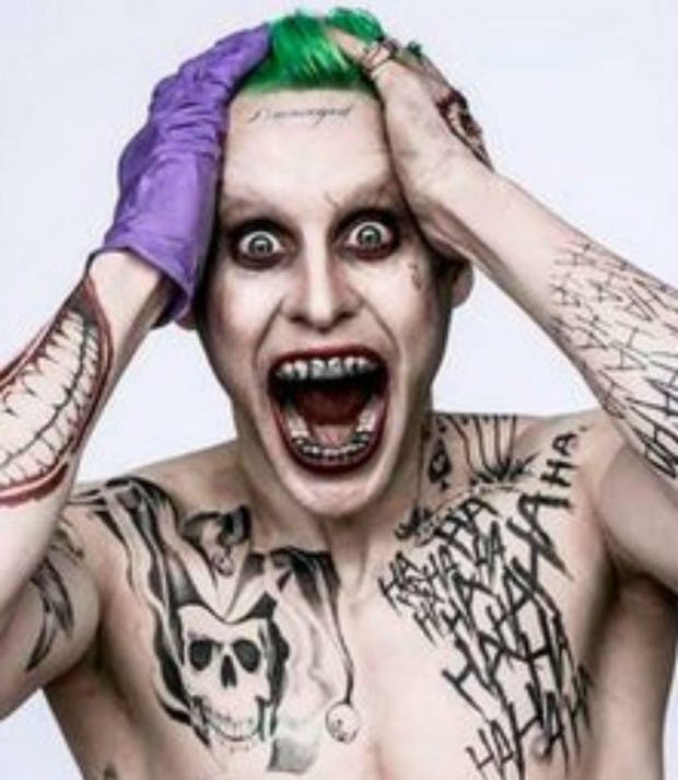 Here's The First Look At Jared Leto As The Joker - Heat