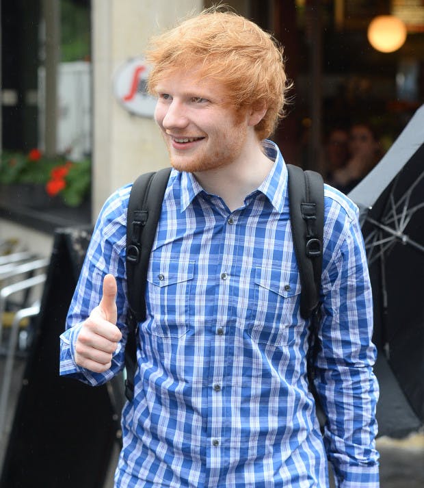 Ed Sheeran slept rough outside Buckingham Palace and was homeless for ...