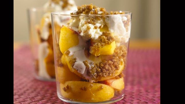 RECIPE: Breakfast Peach Parfait | Closer