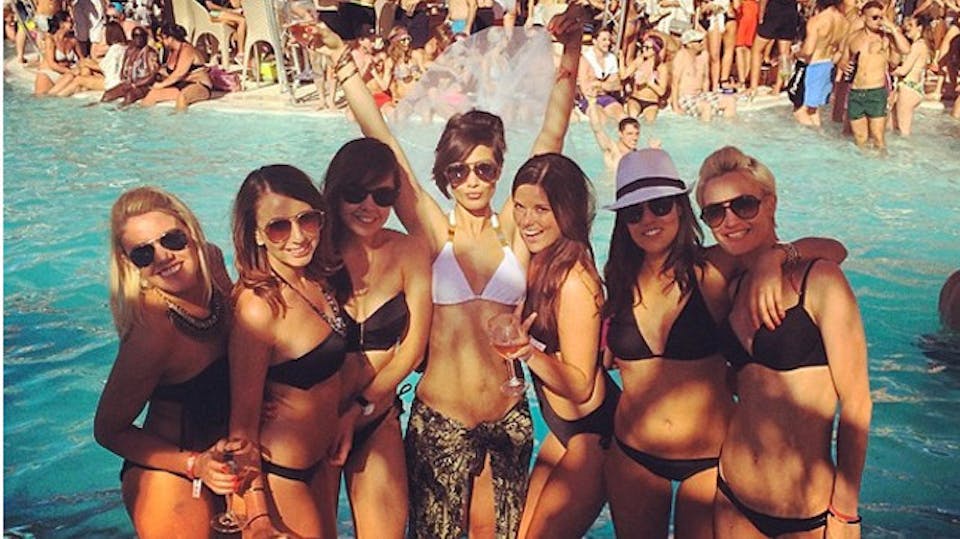 Frankie Sandford Parties In Ibiza For Her Hen Weekend Closer