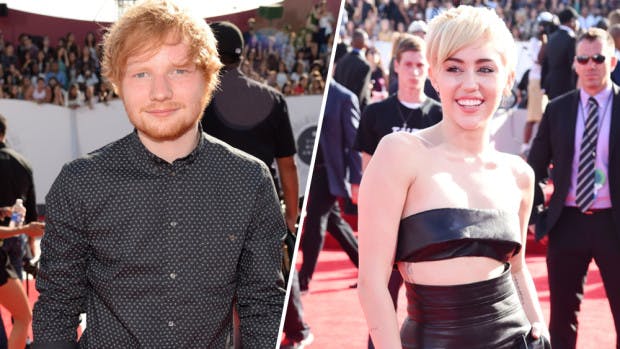 Miley Cyrus And Ed Sheeran Have Beef, But Only Miley Has Pork