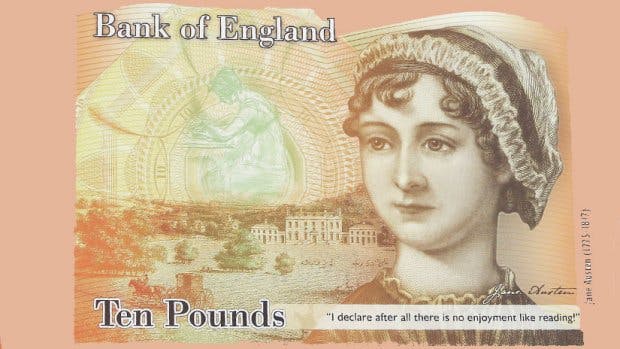 Jane Austen Has Had An Unwelcome Makeover On The New £10 Note | Grazia