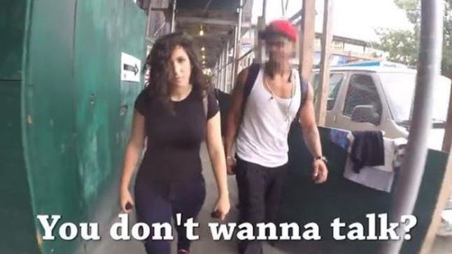 Woman films male harassment on streets of New York – 100 cat calls in ...