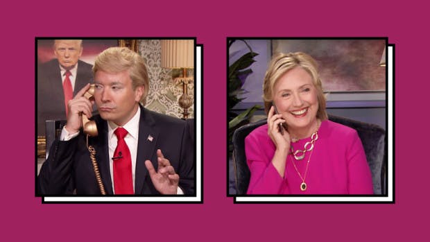 Hillary Clinton Impersonates Donald Trump On Jimmy Fallon