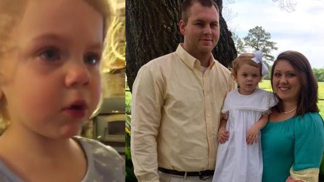 WATCH: Toddler’s hilarious reaction to being told she isn’t allowed a ...
