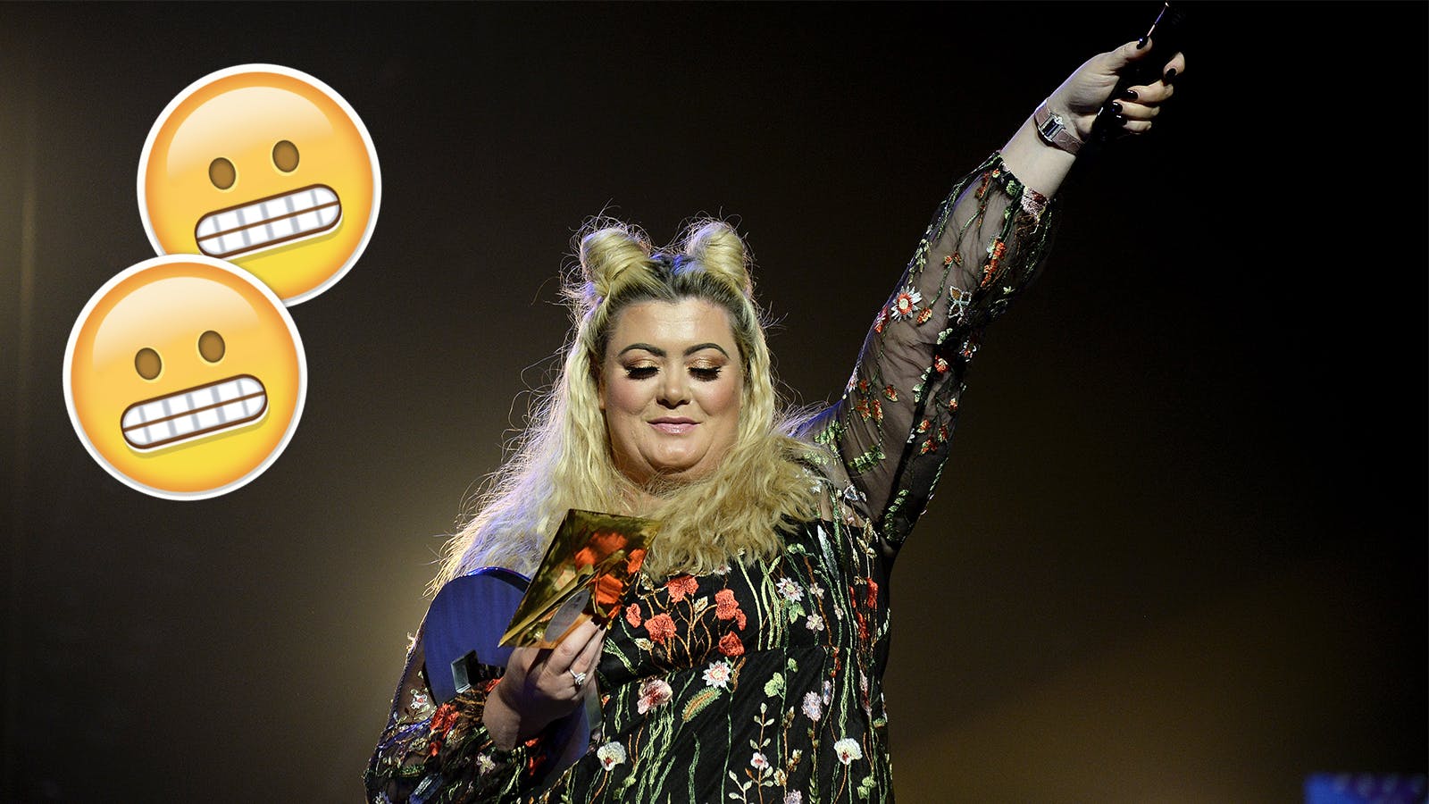Gemma Collins FALLS on stage at BBC Radio 1 Teen Awards