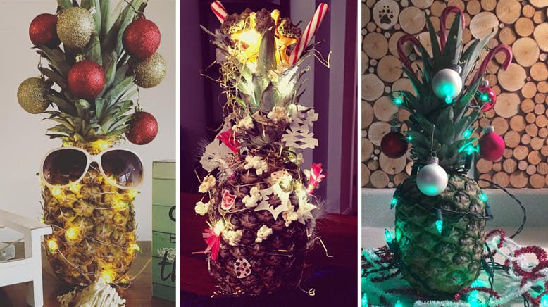 Pineapple Christmas trees are apparently the new trend | Entertainment ...