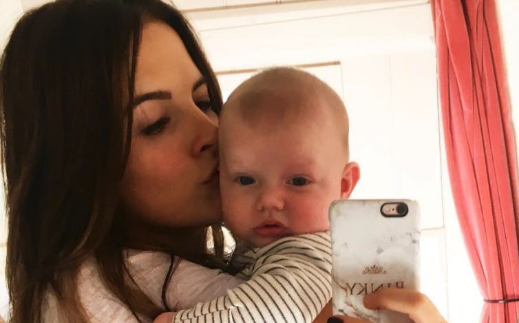 Binky’s latest family photo sparks angry debate about co-sleeping | Closer