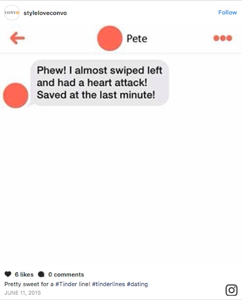 The Best Opening Lines On Tinder To Secure A Date | Grazia