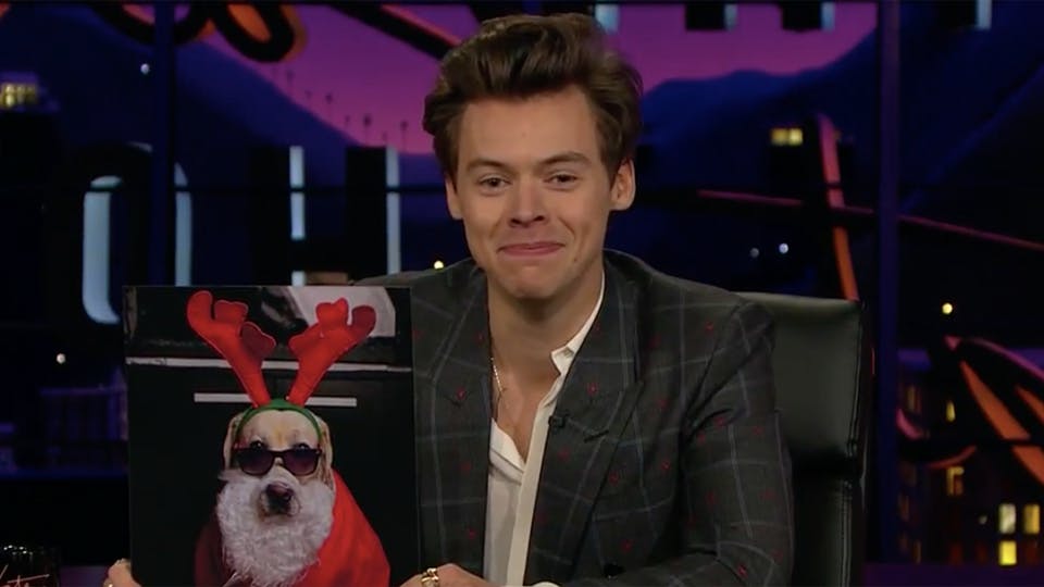 WATCH: Harry Styles fills in for James Corden on the Late Late Show and ...