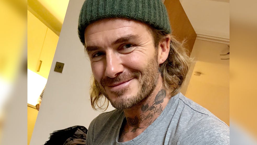 David Beckham shares adorable photos of his newborn niece Peggy