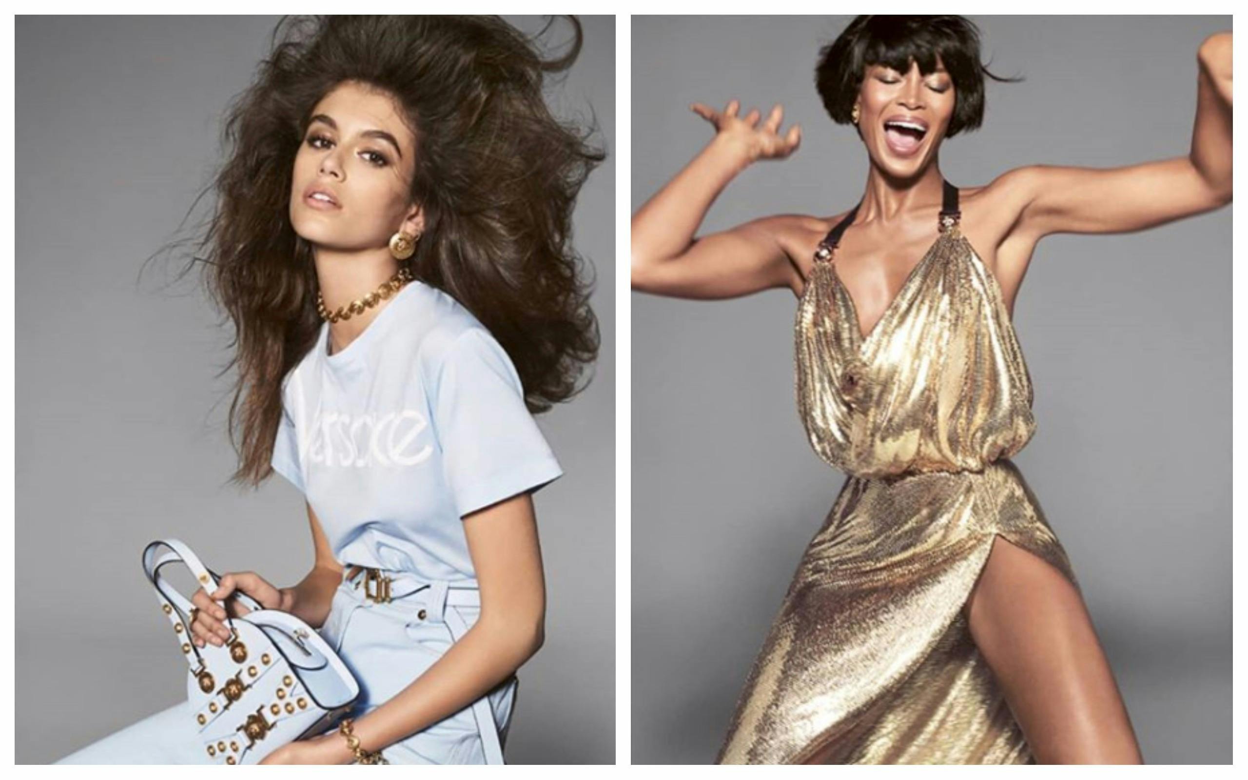 Versace's New Campaign Stars Supermodels From Past And Present - Grazia