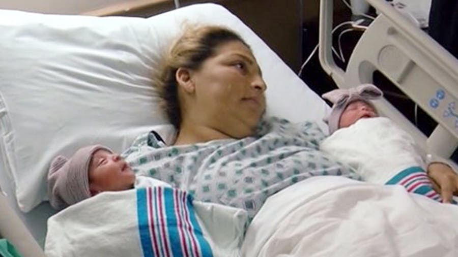 Californian twins were born in different YEARS on New Year's Eve