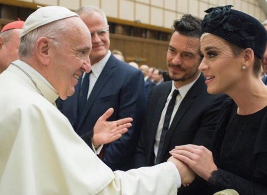 Katy Perry And Orlando Bloom Just Met The Pope On A Date