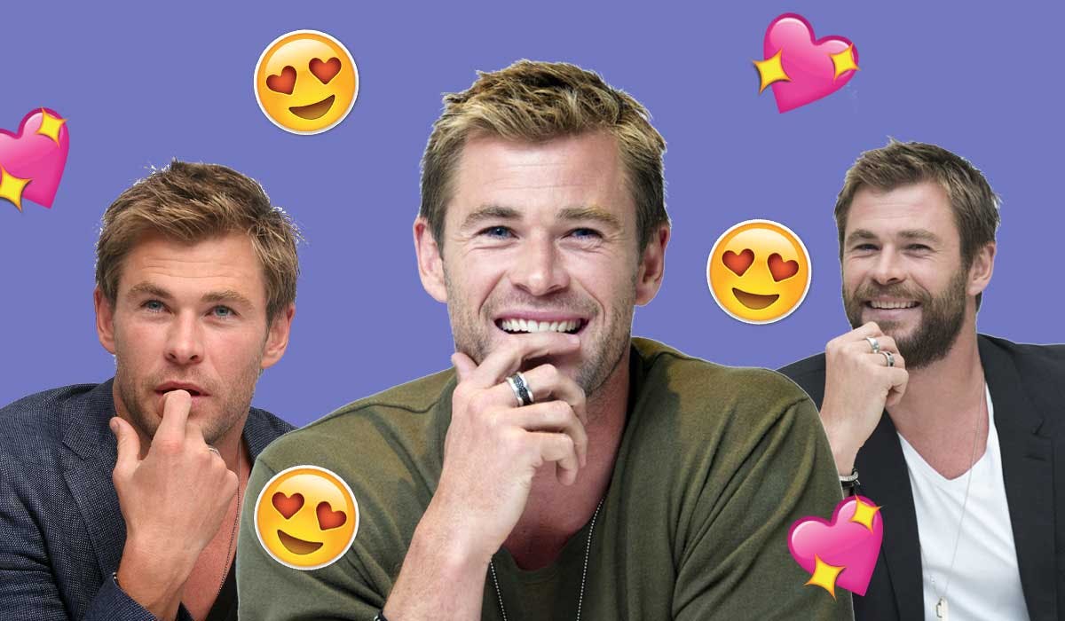 Chris Hemsworth Smiling