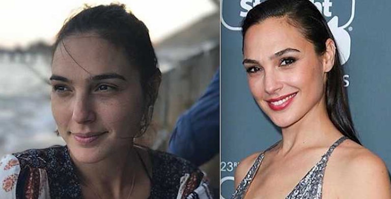 21 Celebrities Without Makeup Before And After - Grazia