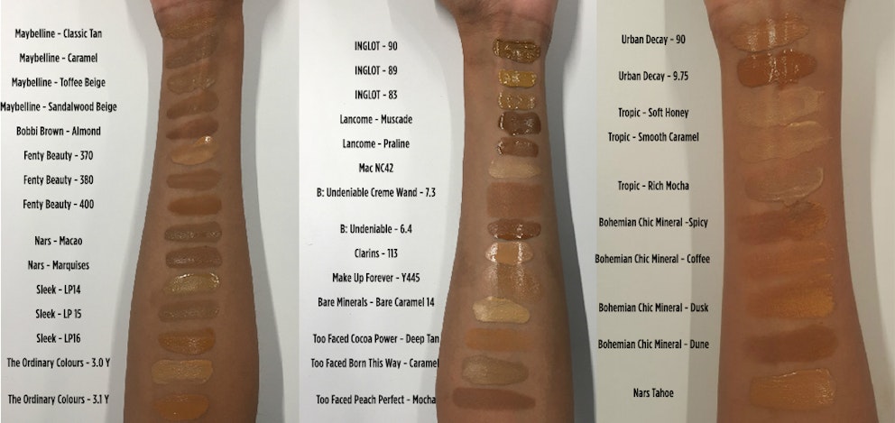 The best foundations for dark skin: tried and tested