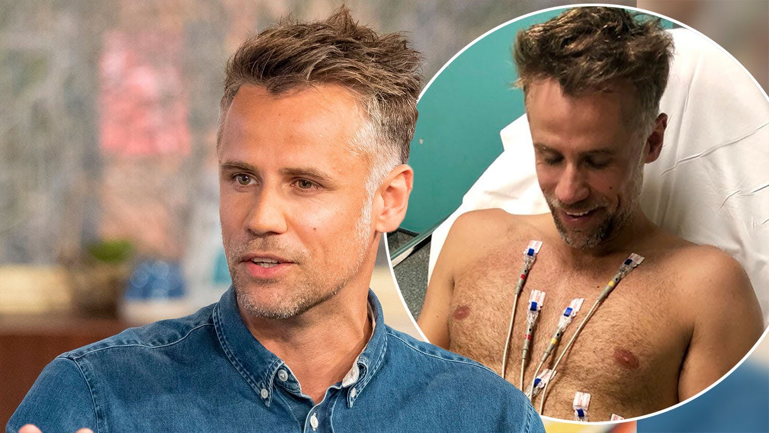 Richard Bacon is out of the eight-day coma after contracting pneumonia