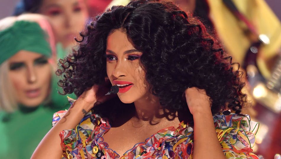 Cardi B puts on a glittering performance at the AMAs | Entertainment ...