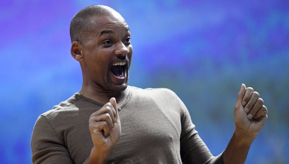 Will Smith shares the teaser poster for the live-action Aladdin