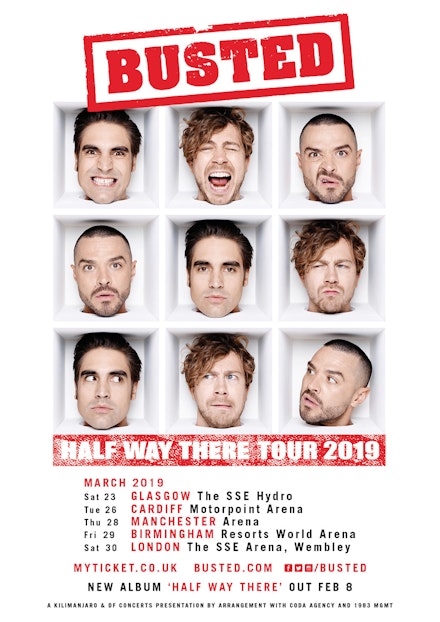 Busted announce a new UK arena tour for 2019 | Entertainment | Heat