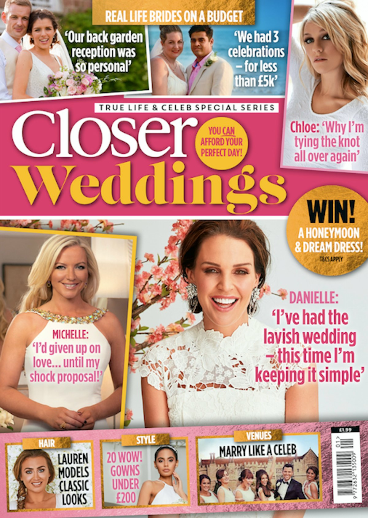 Win your dream wedding dress with Closer Weddings
