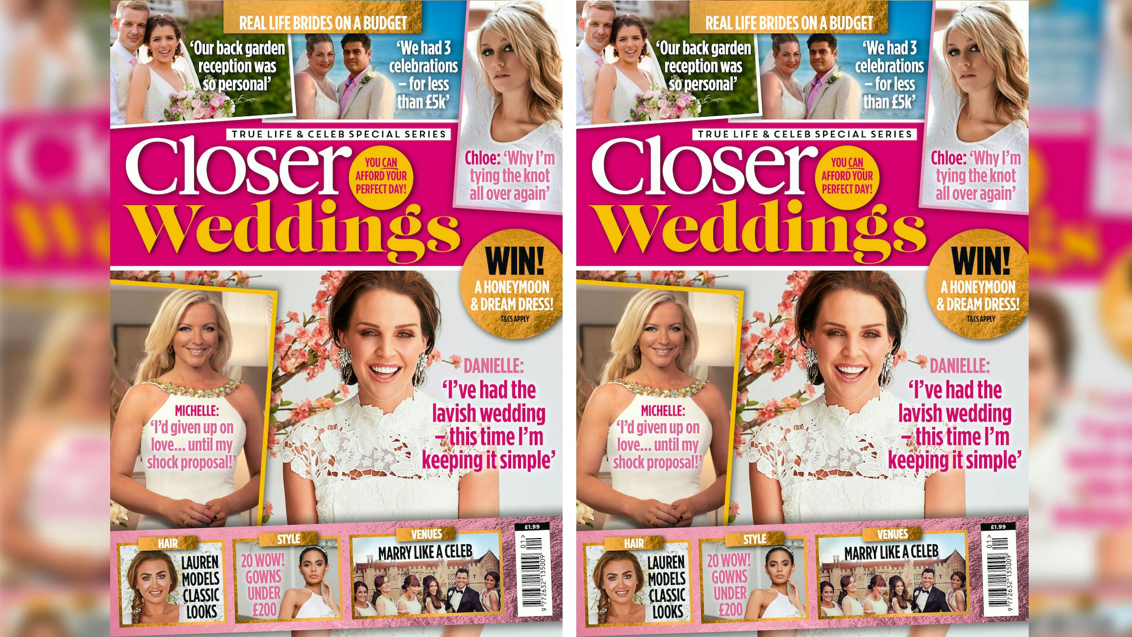 Win your dream wedding dress with Closer Weddings
