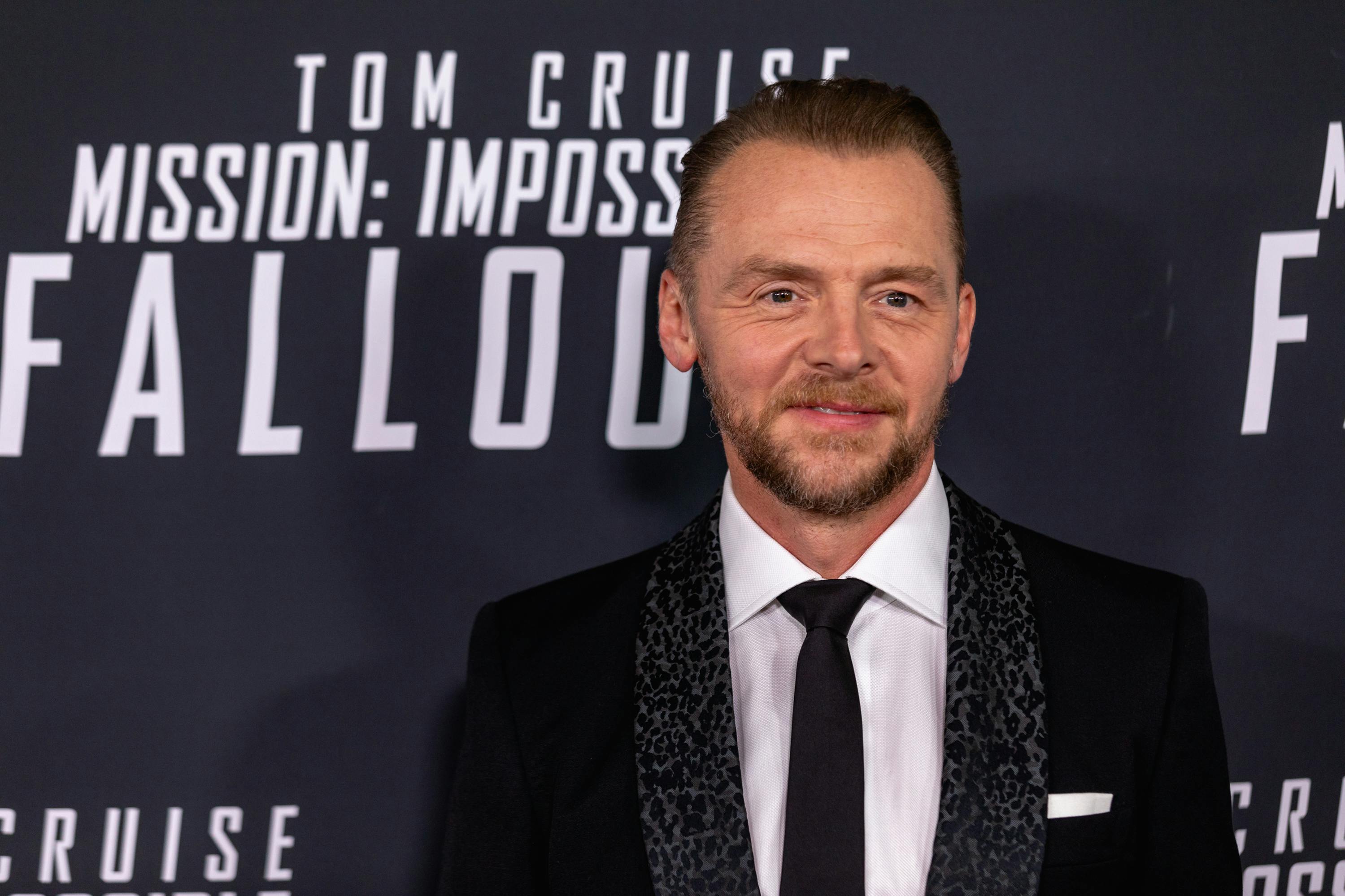 Simon Pegg reveals incredible transformation for new movie