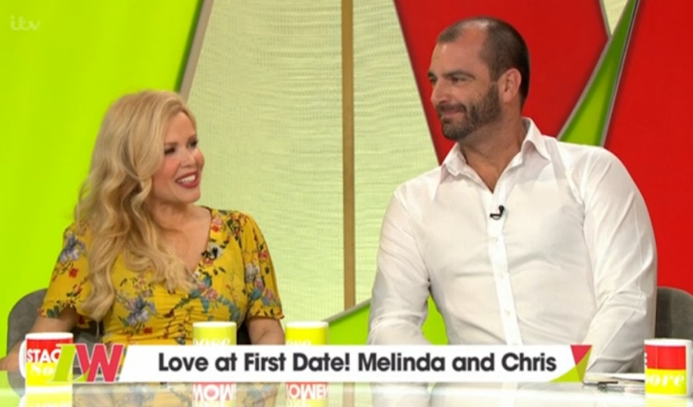 Melinda Messenger splits from First Dates boyfriend Chris Harding