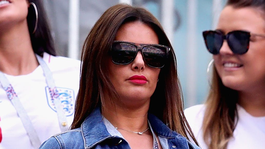 Rebekah Vardy returns home from Dubai in tears