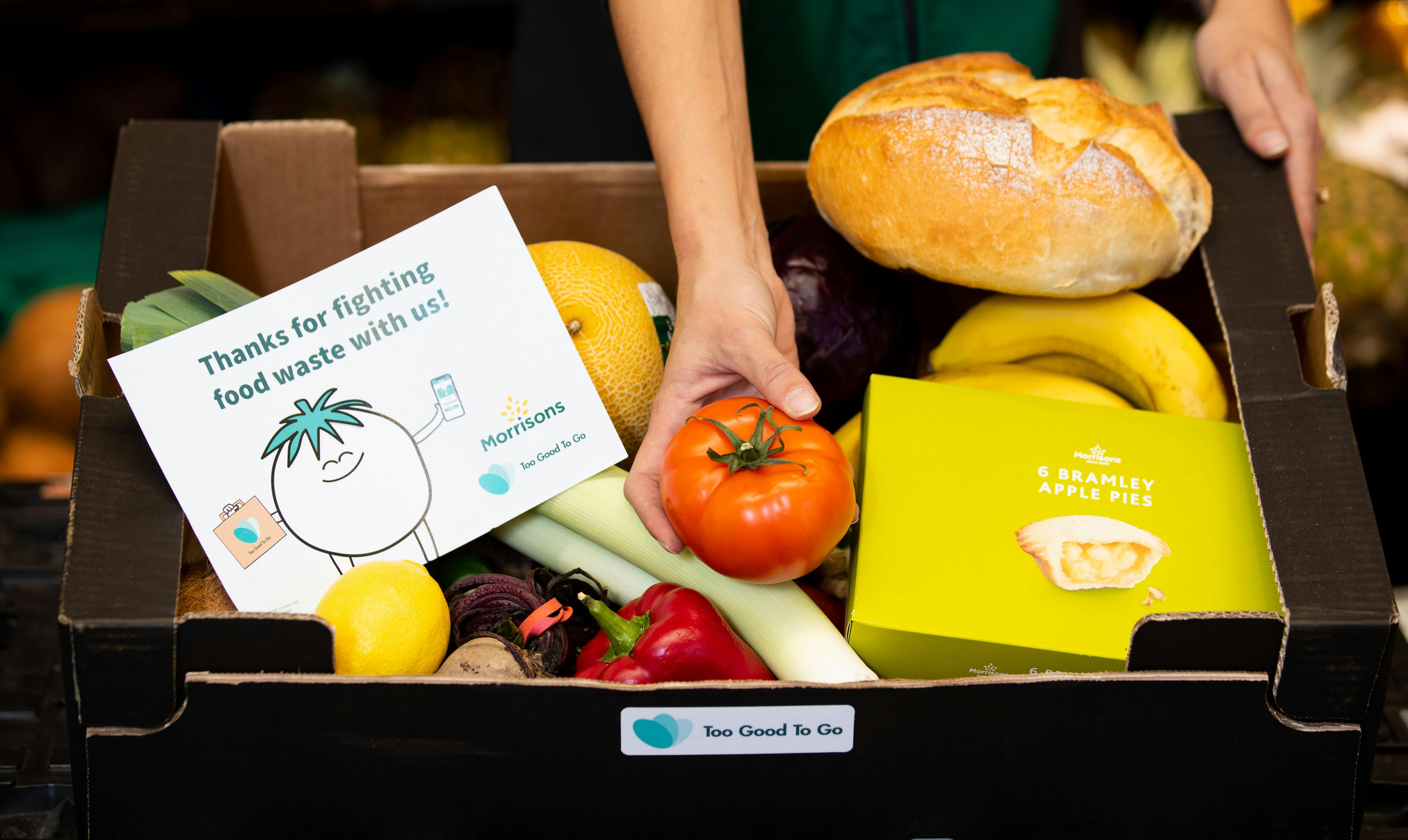 Morrisons is now selling £10 worth of unsold food for just £3