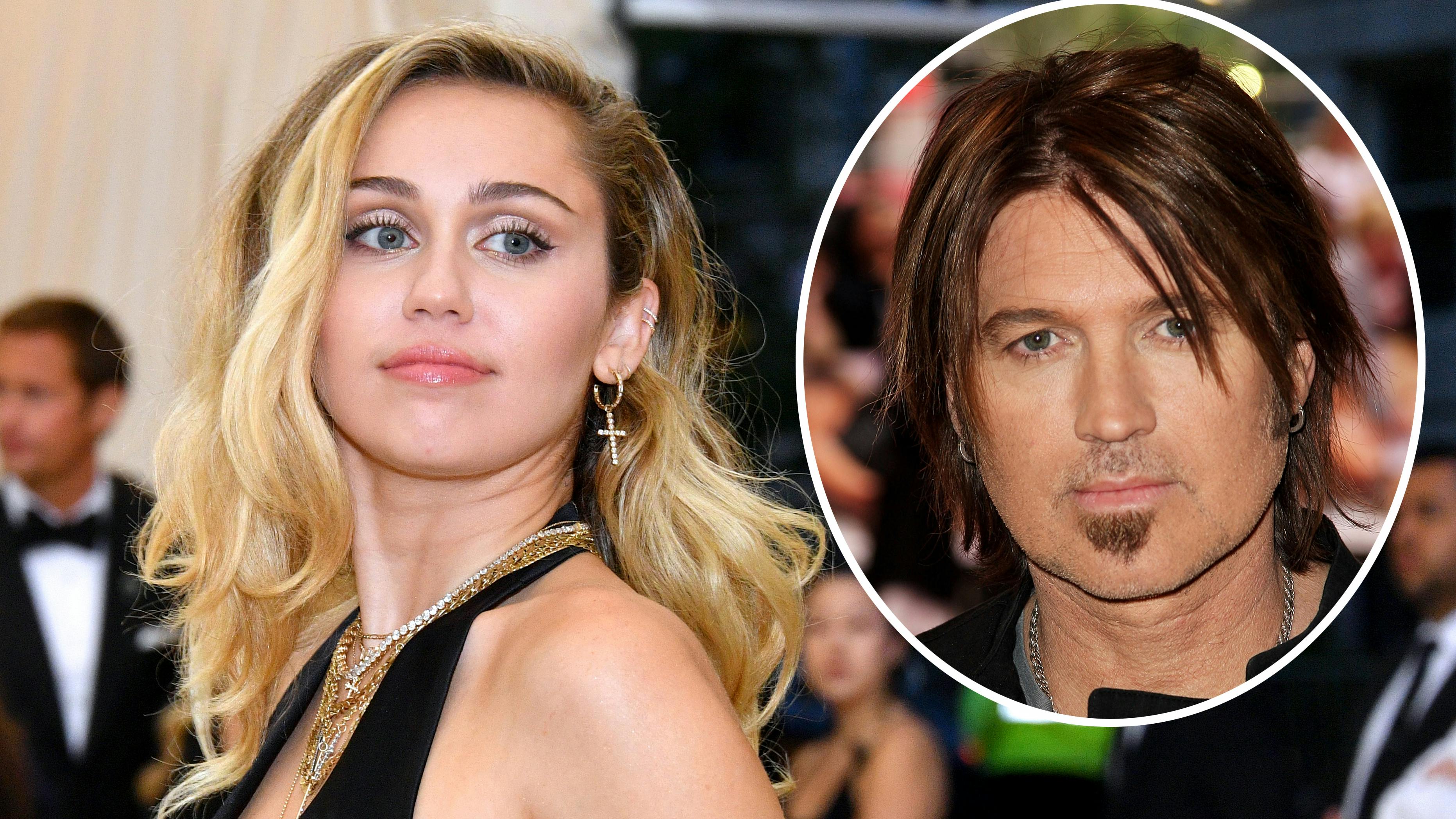 Miley Cyrus shows off new mullet hairstyle and she looks just like her ...