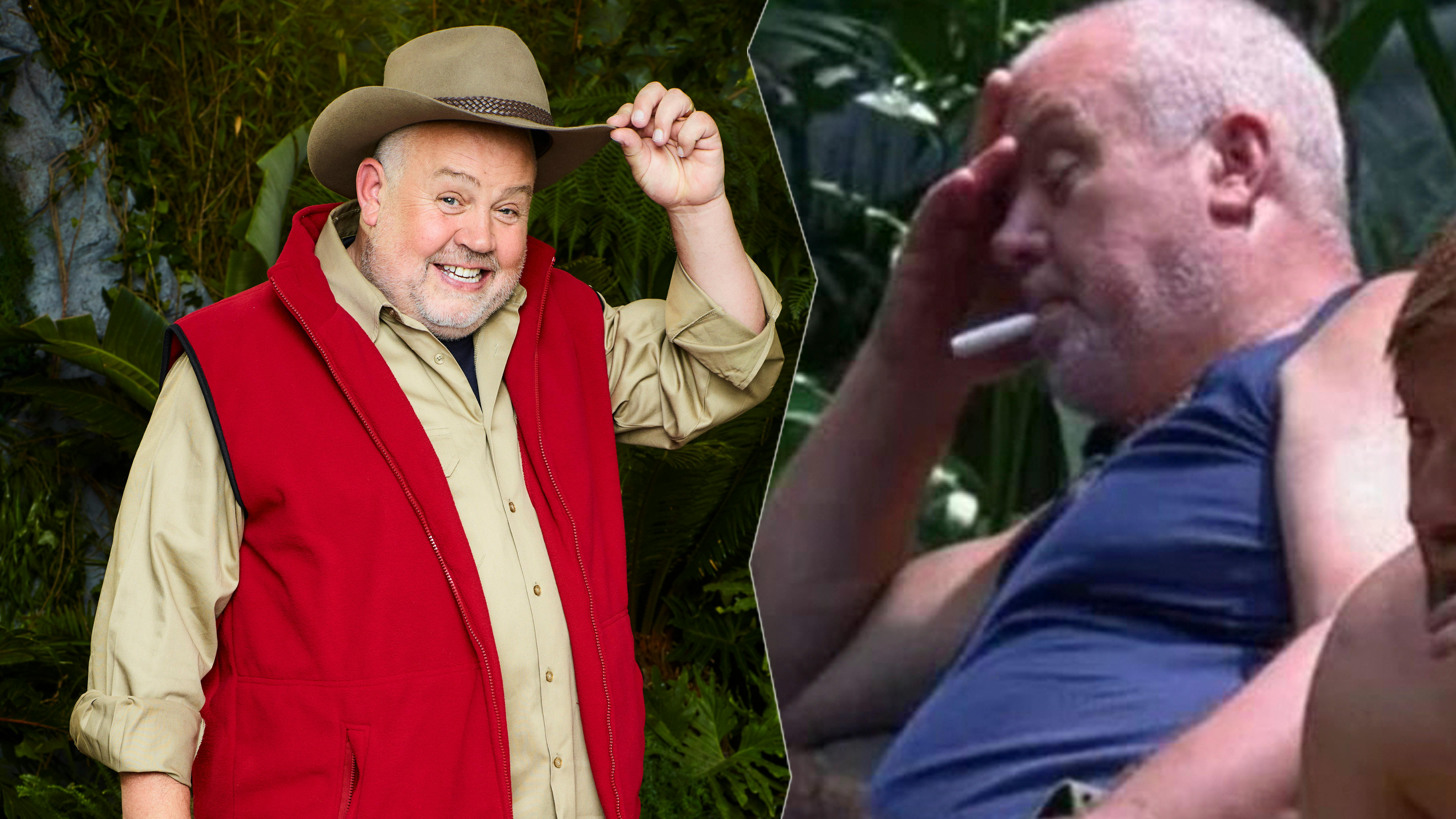 I'm A Celebrity viewers baffled as Cliff Parisi smokes in camp