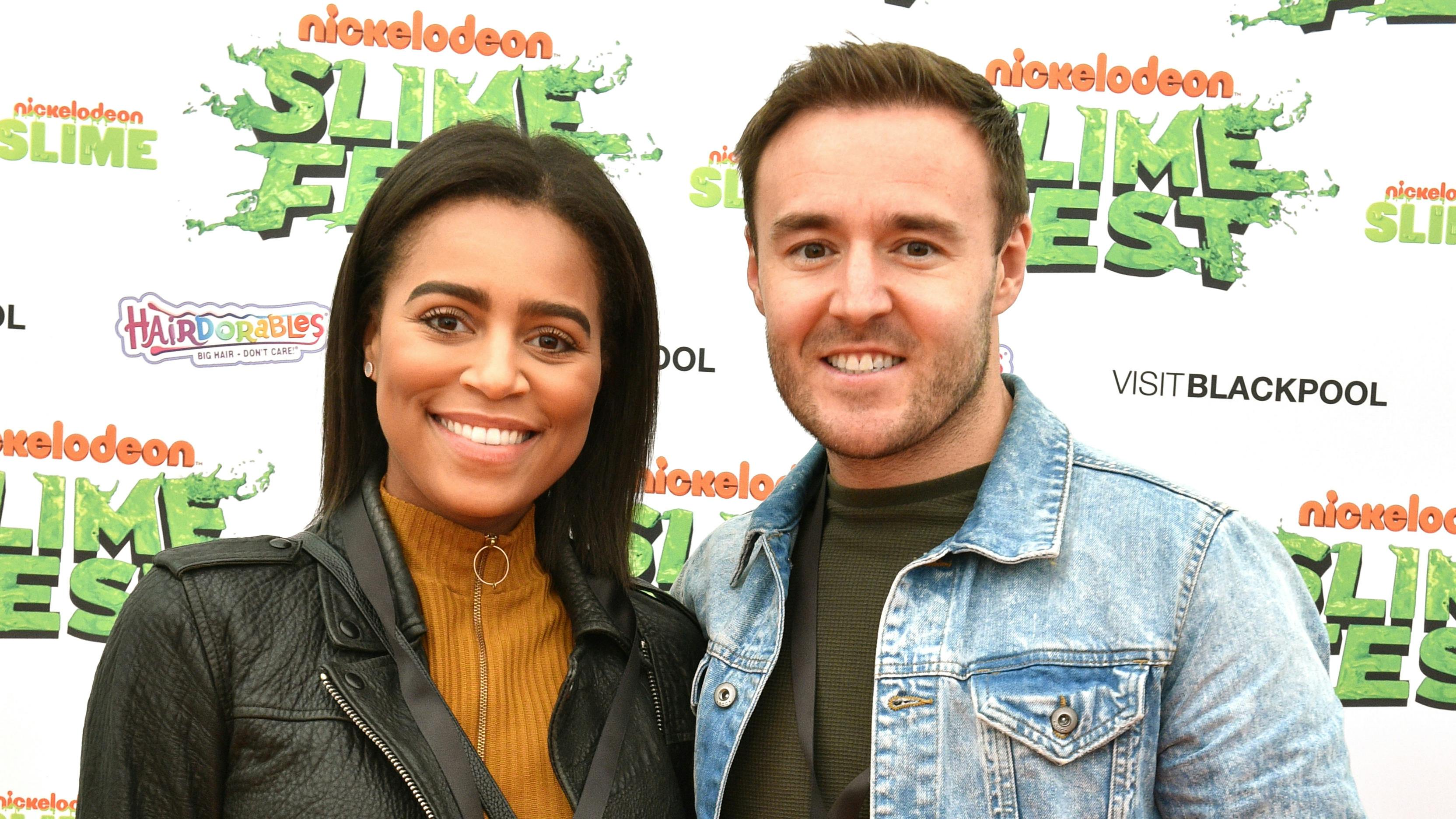 Alan Halsall's girlfriend Tisha Merry poses in FERTILITY bracelet