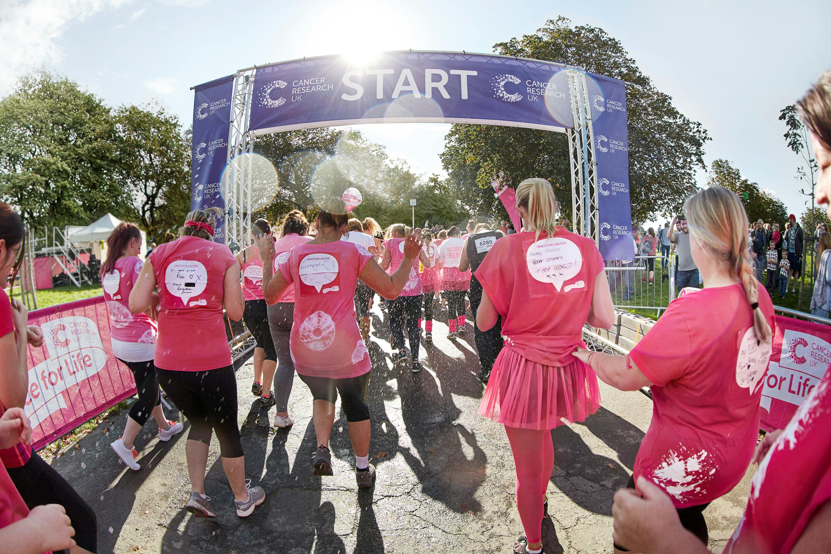 Race for Life: Dates, t-shirts and Cancer Research