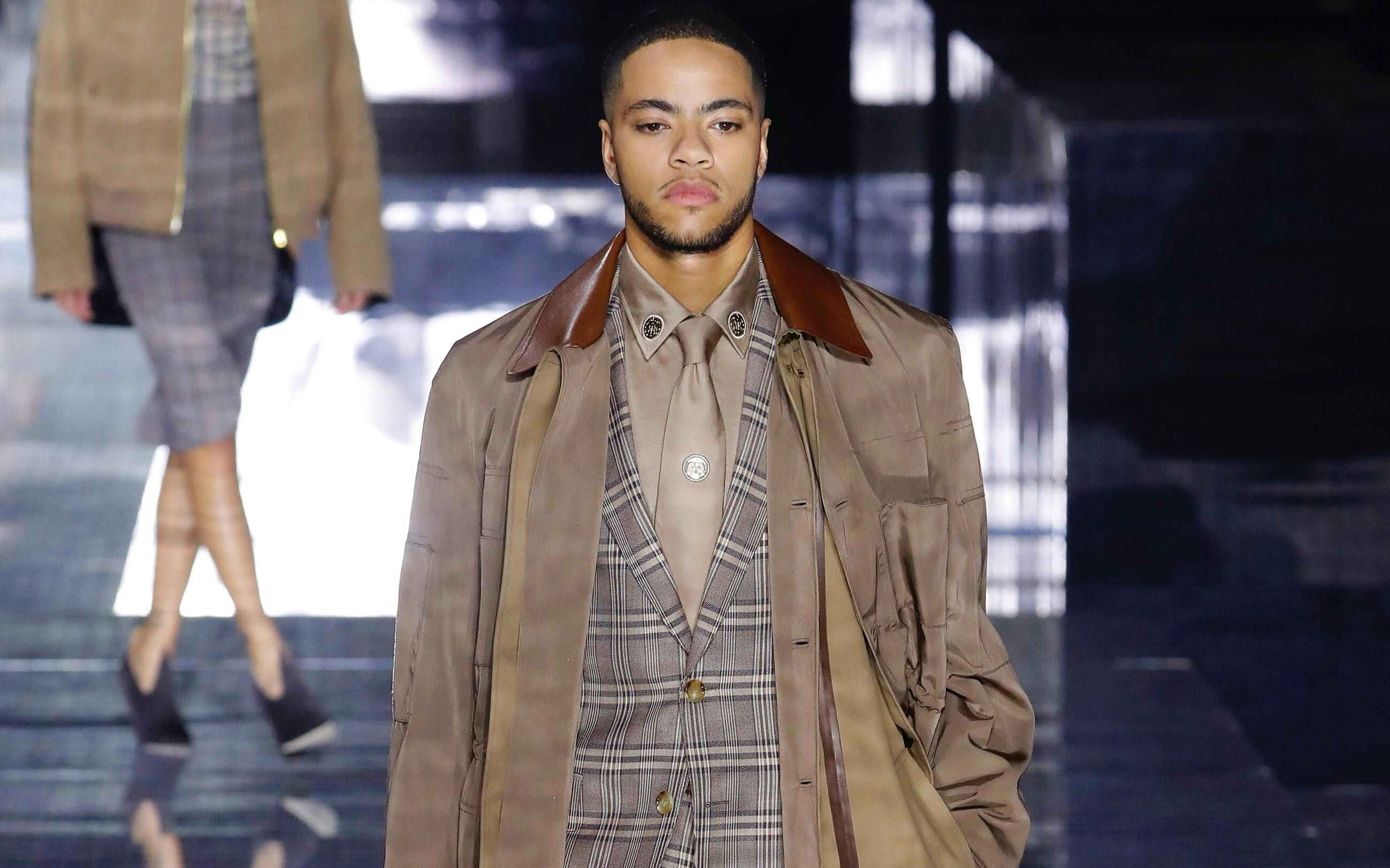 Sade's Son Izaak Adu Makes His Model Debut At Burberry