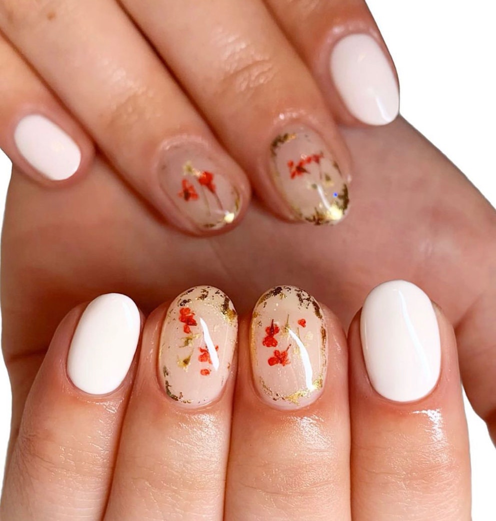 Pressed Flower Nails Will Be Your New Favourite Manicure Look