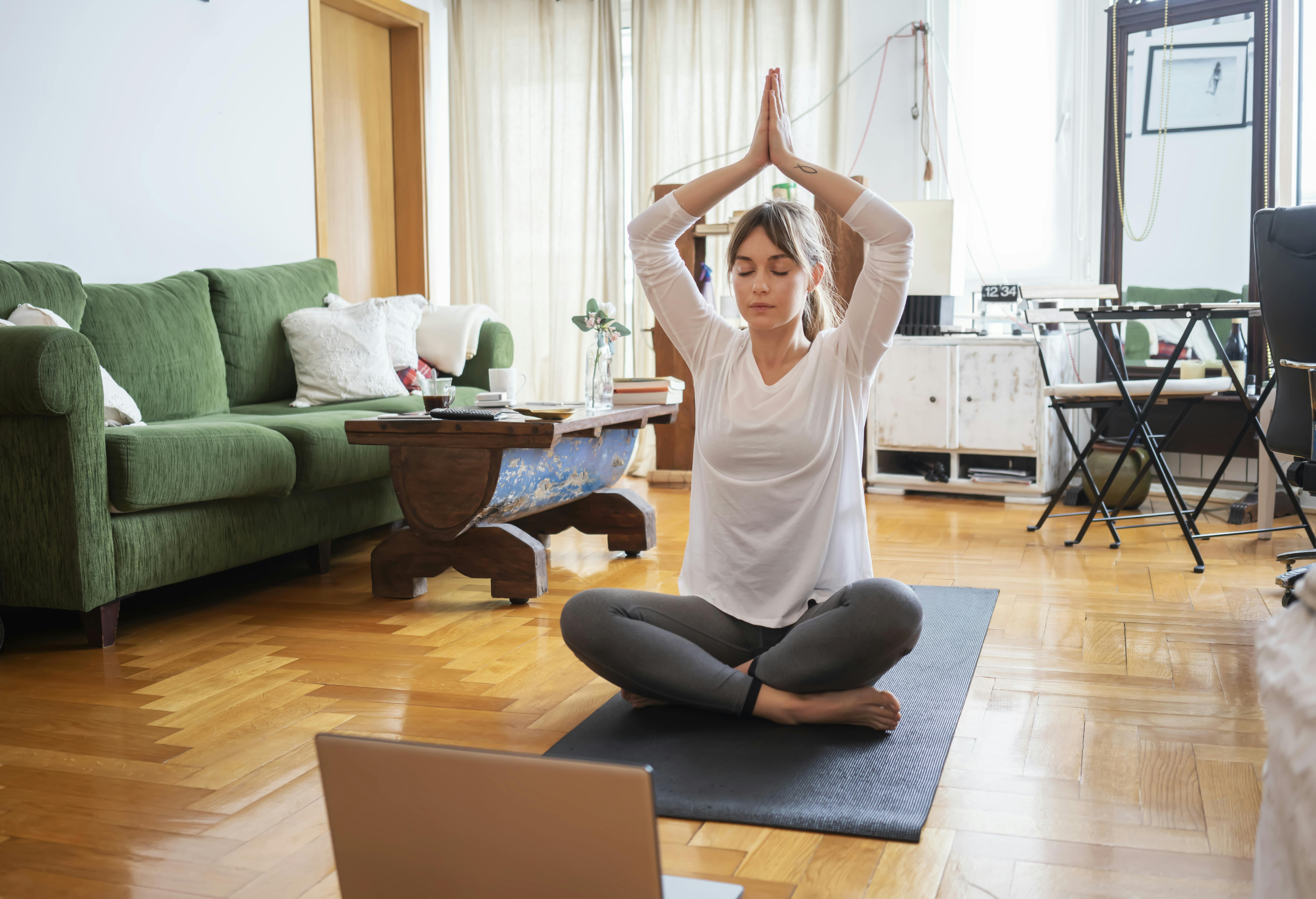 Everything You Need To Feel More Zen Doing Yoga At Home