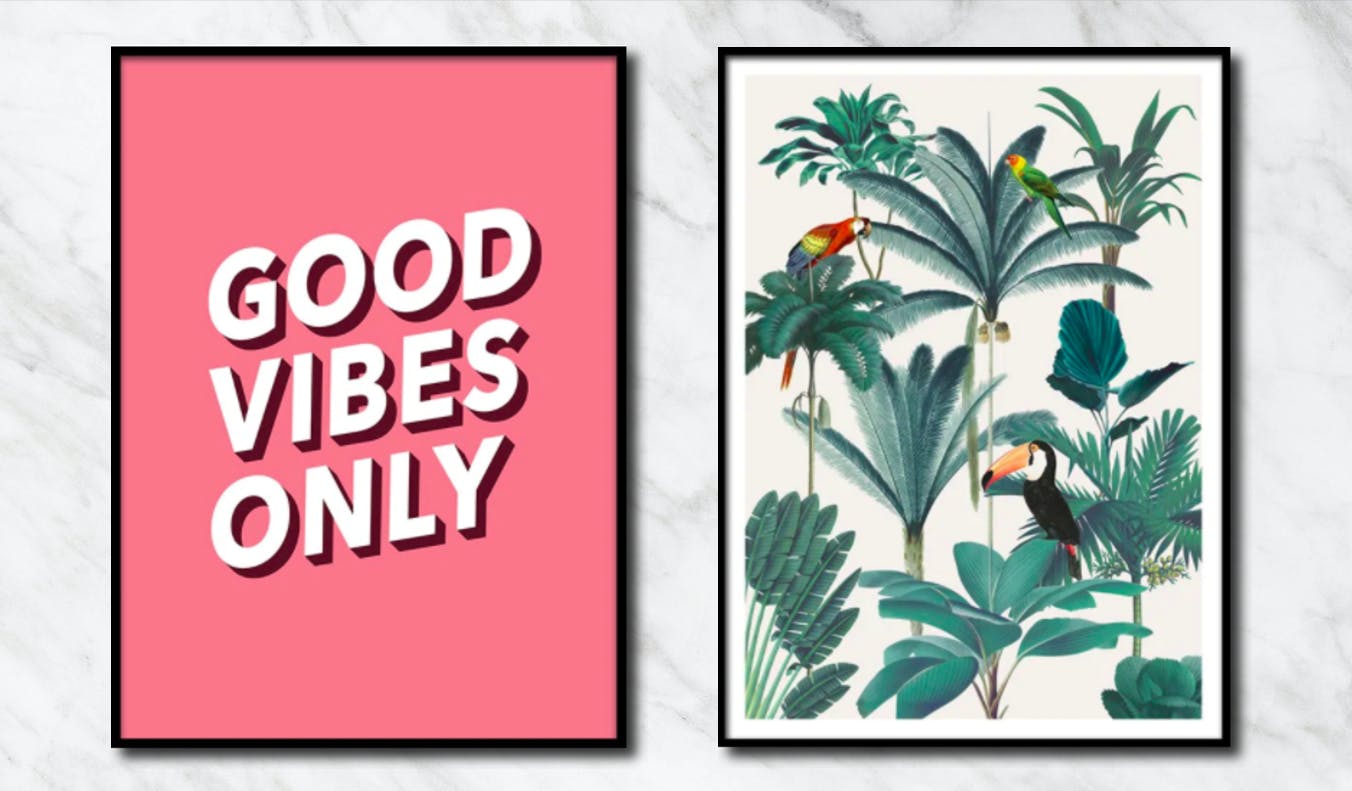 The best affordable prints and posters that will liven up your flat