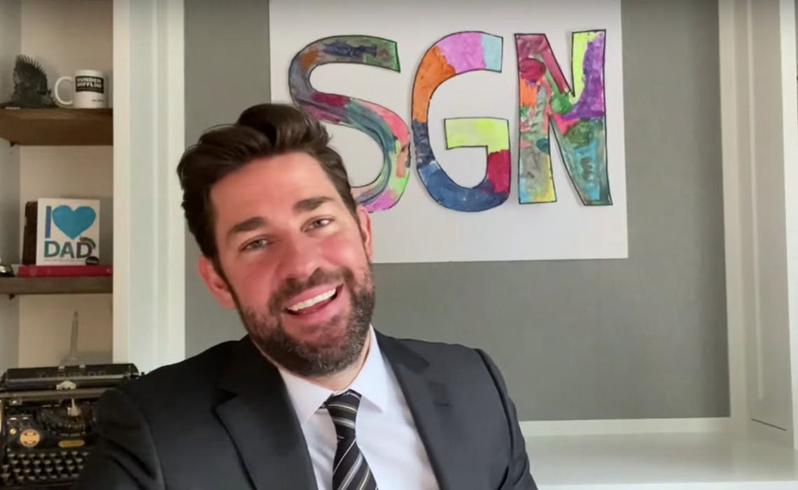 John Krasinski Hosts An Internet Prom For The Latest Some Good News