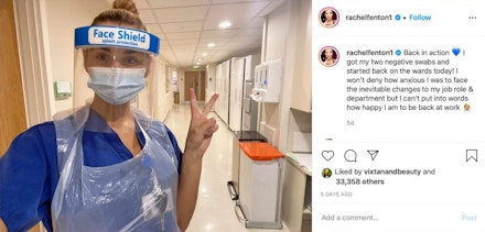 Love Island stars turned NHS heroes | Closer