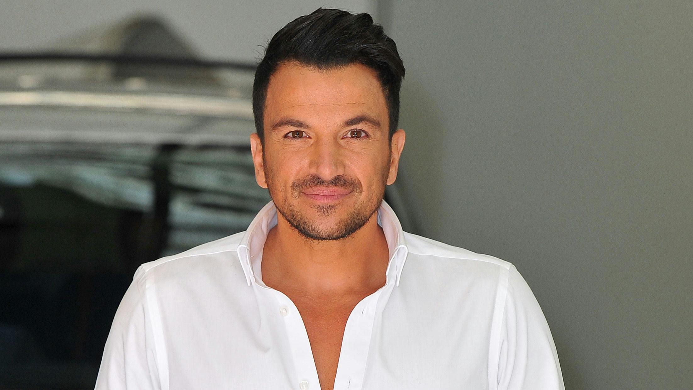 Peter Andre ‘in the dog house’ after giving fans first look at son Theo ...